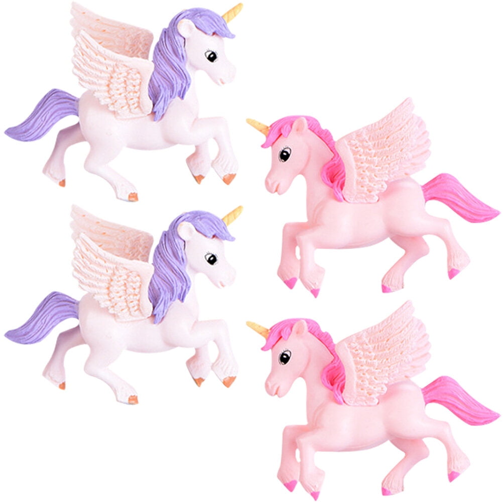 Masteelf 12 Pcs Miniature Unicorn Statue Unicorn Animal Figurines Model ...