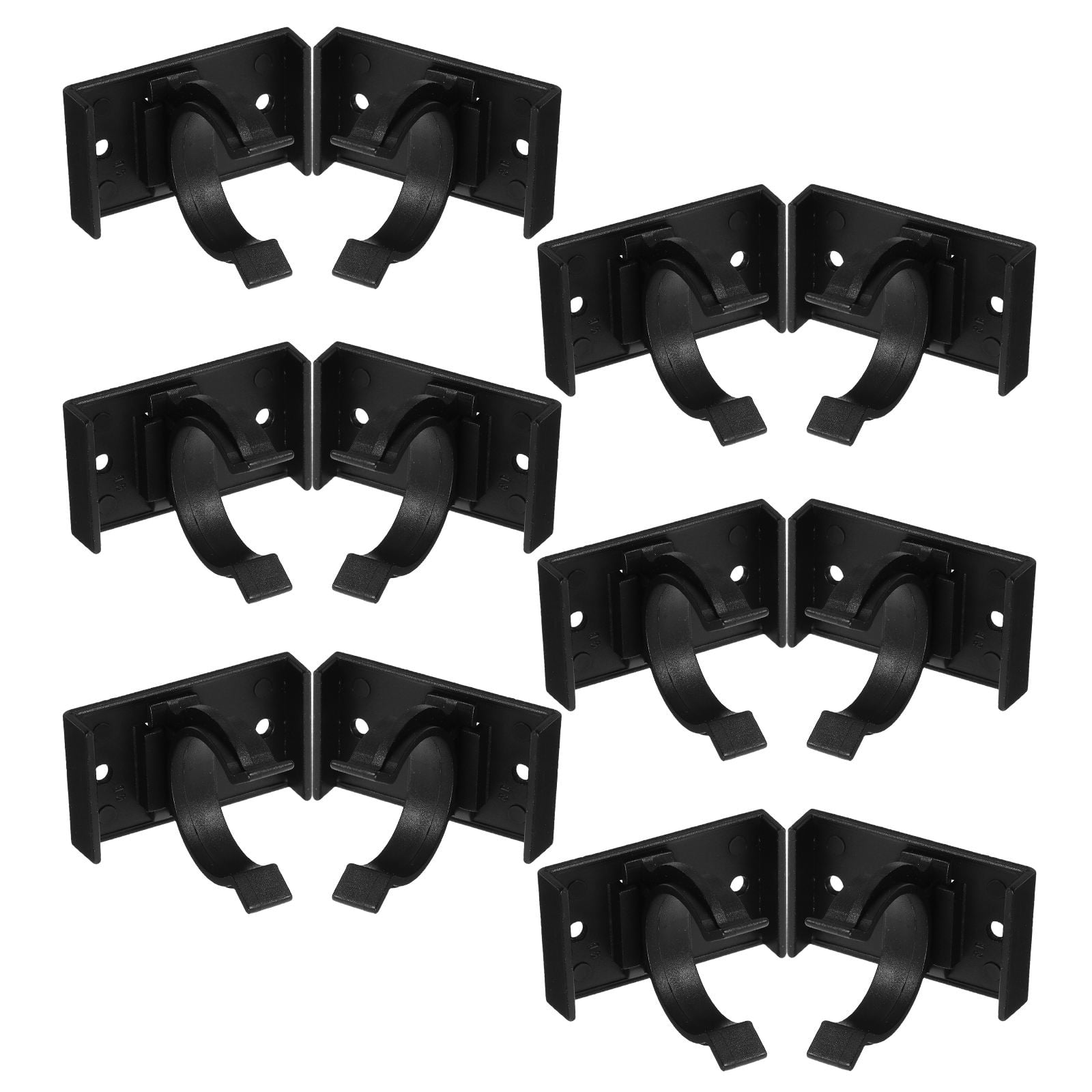 Masteelf 12 Pcs Plastic Leg Plinth Clips Cabinet Latches and Catches ...