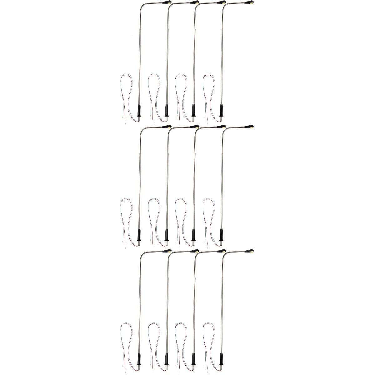 Masteelf 12 Pcs Sand Table Streetlamp Model Building Models Light Model ...