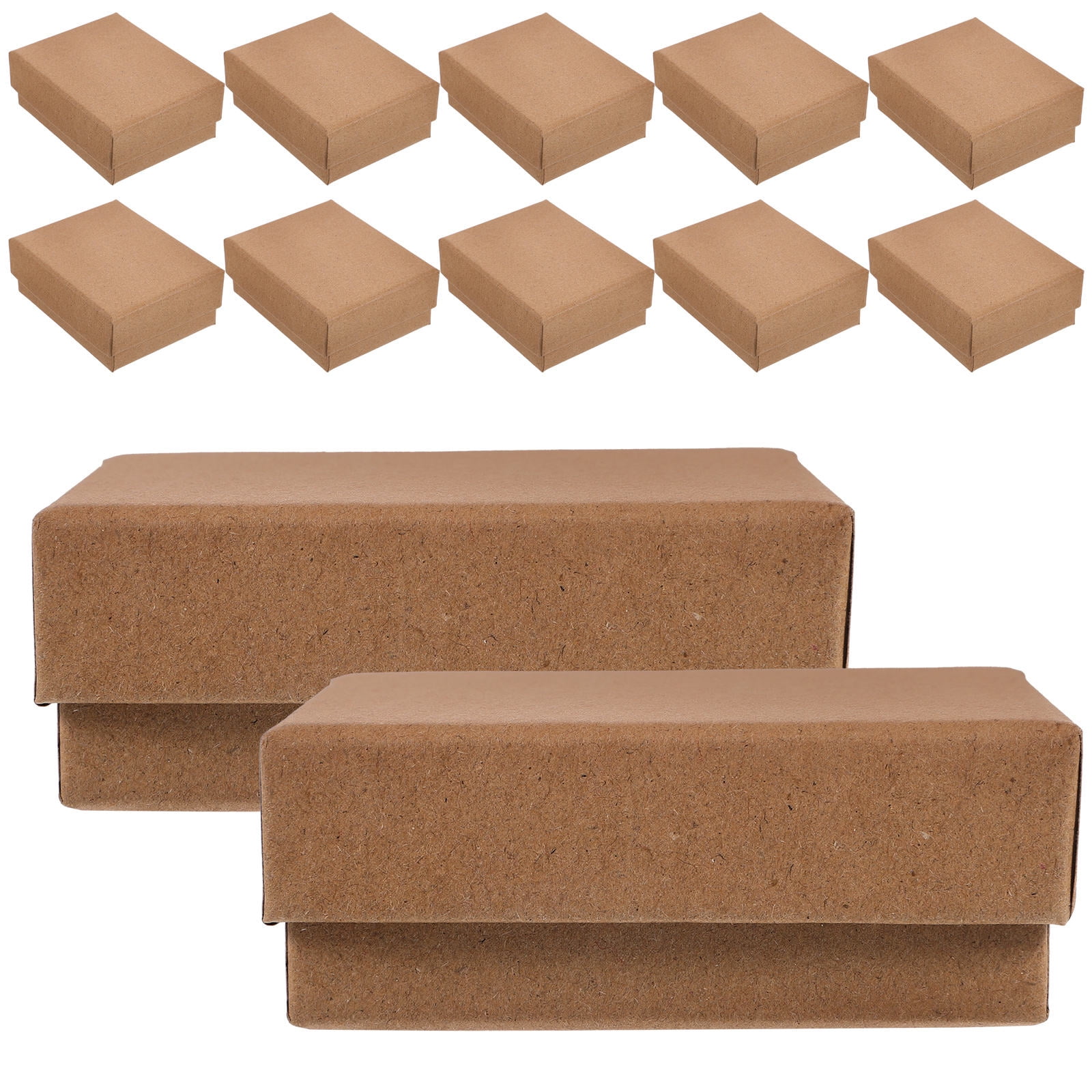 Masteelf 12 Pieces Khaki Kraft Paper Jewelry Boxes for Bracelet Storage ...