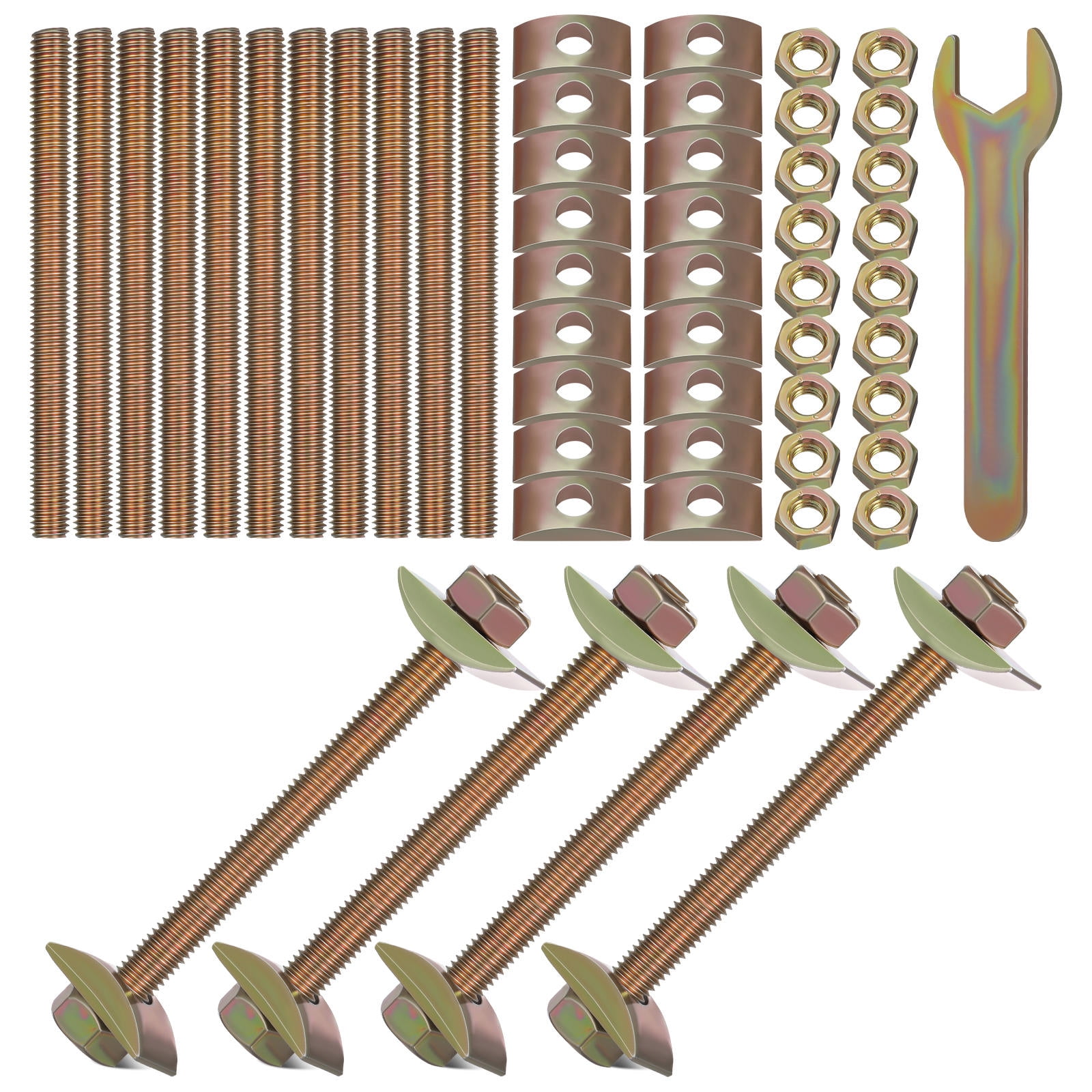 Masteelf 12 Sets Countertop Joint Fasteners Countertop Connecting Bolts ...