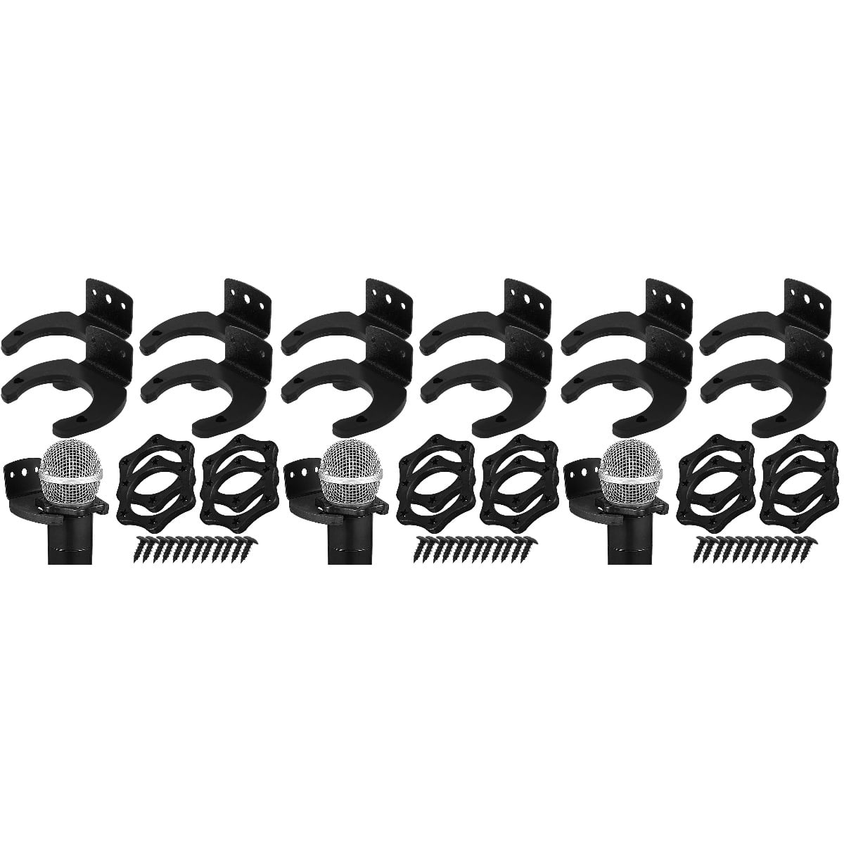 Masteelf 12 Sets Microphone Accessories Including Microphone Wall ...
