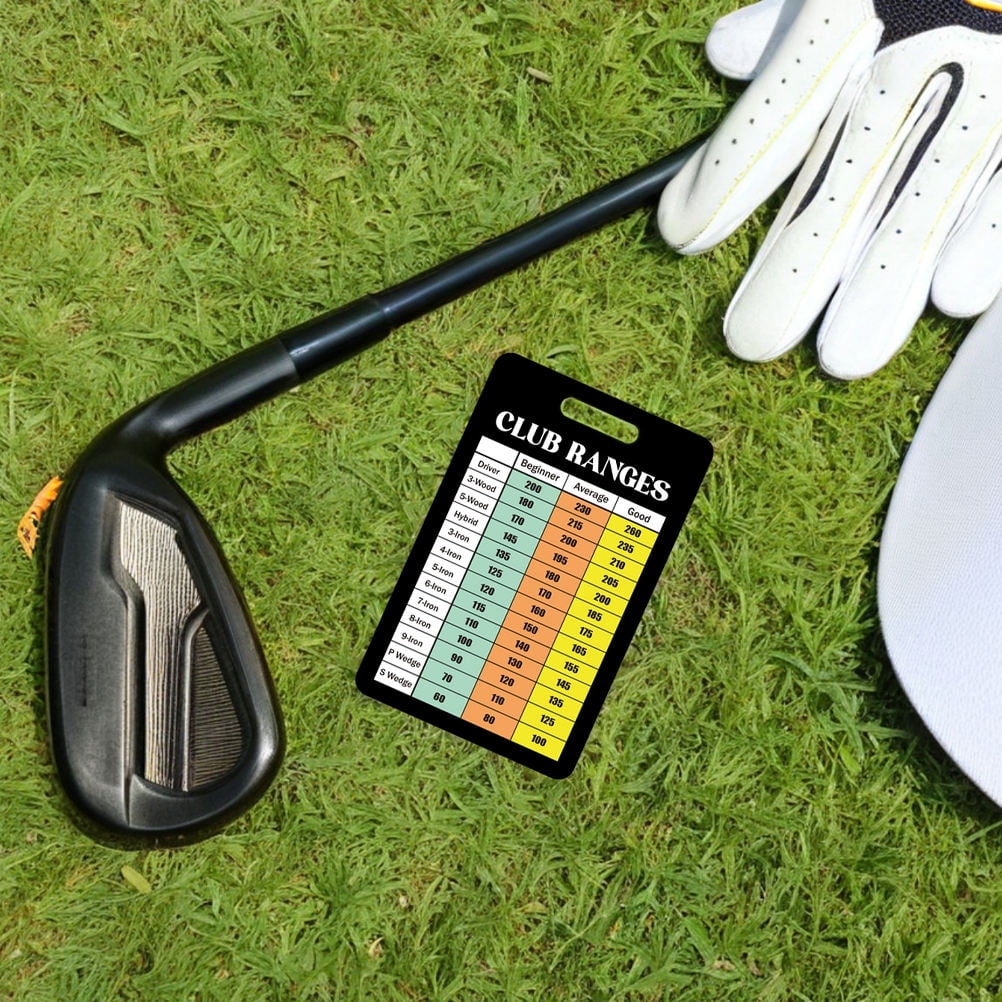 Masteelf 12 Sheet Golf Distance Chart And Score Counter Cards Accurate ...