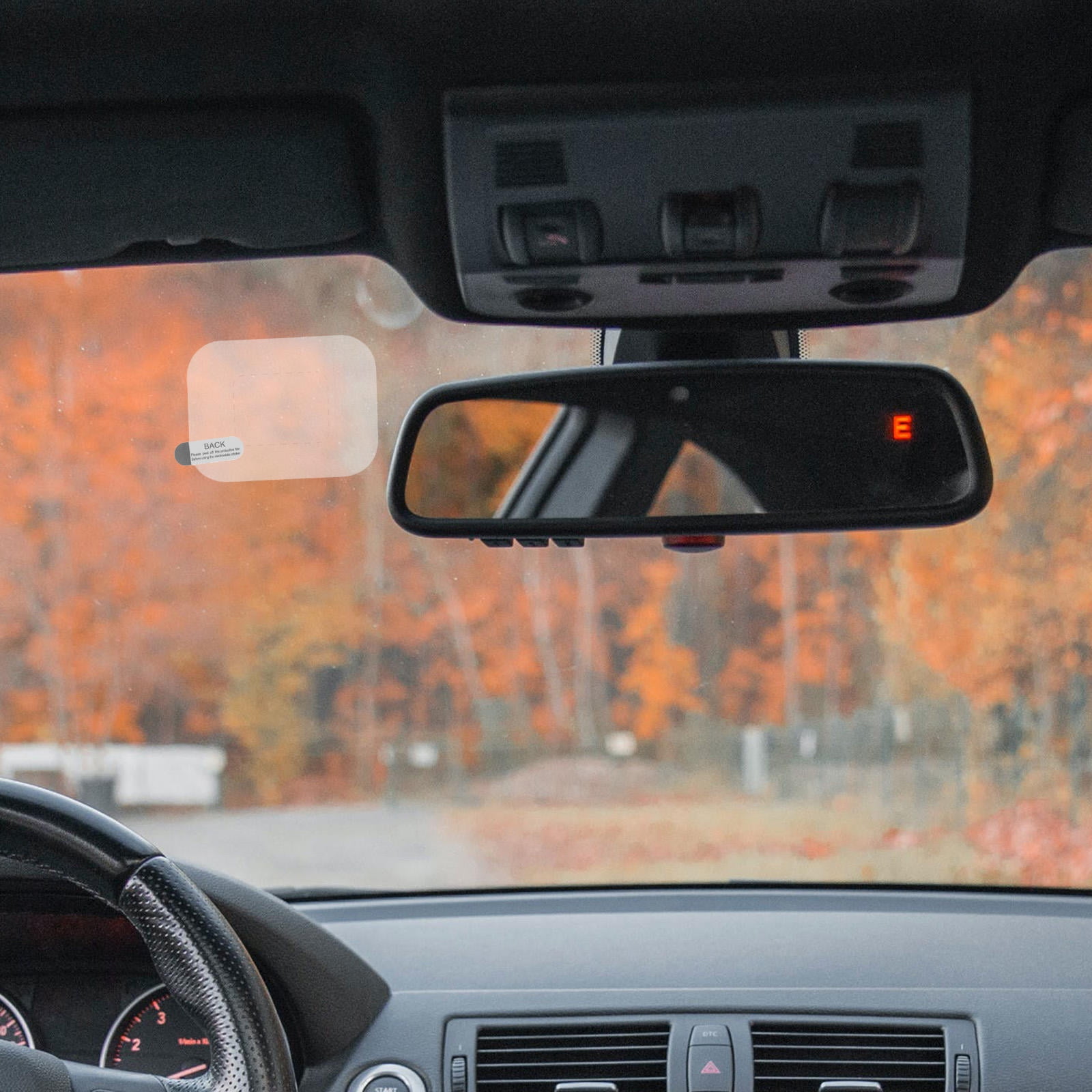 Masteelf 12 Sheets Static Adhesive Sticker for Windshield Dashcam Mount ...