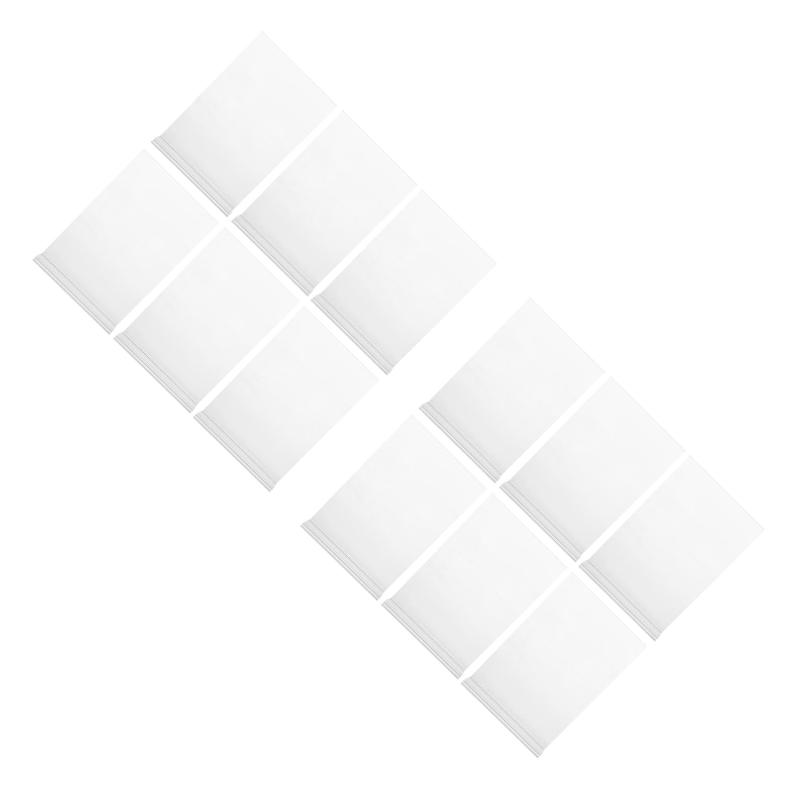 Masteelf 12 pcs Acrylic Sign Holder Poster Sign Stand T Shaped Tabletop ...