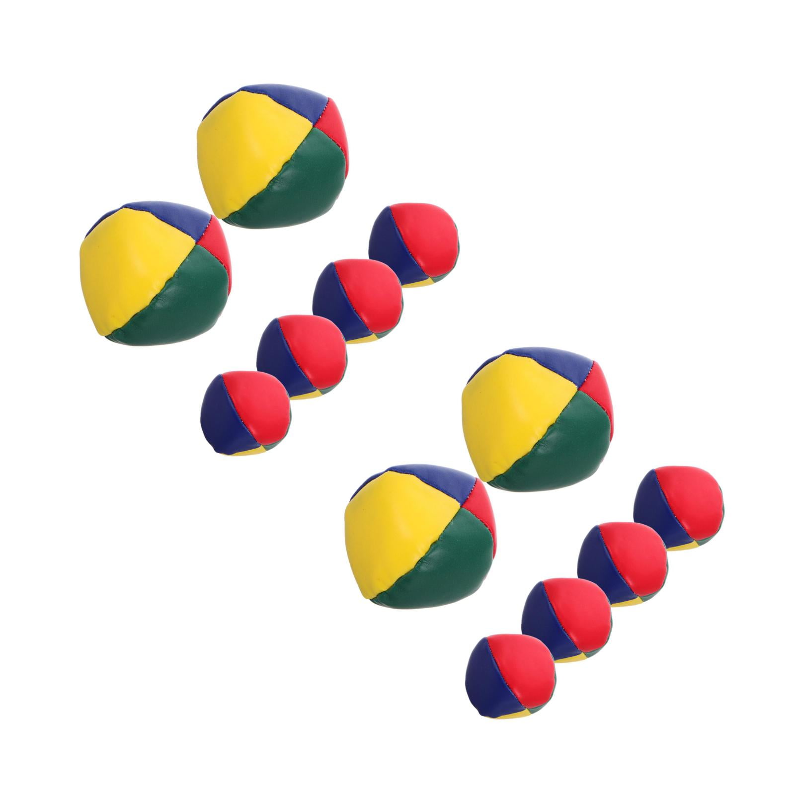 Masteelf 12 pcs Bean Bag Toss Ball Round Ball Shaped Colored Sand Bags ...