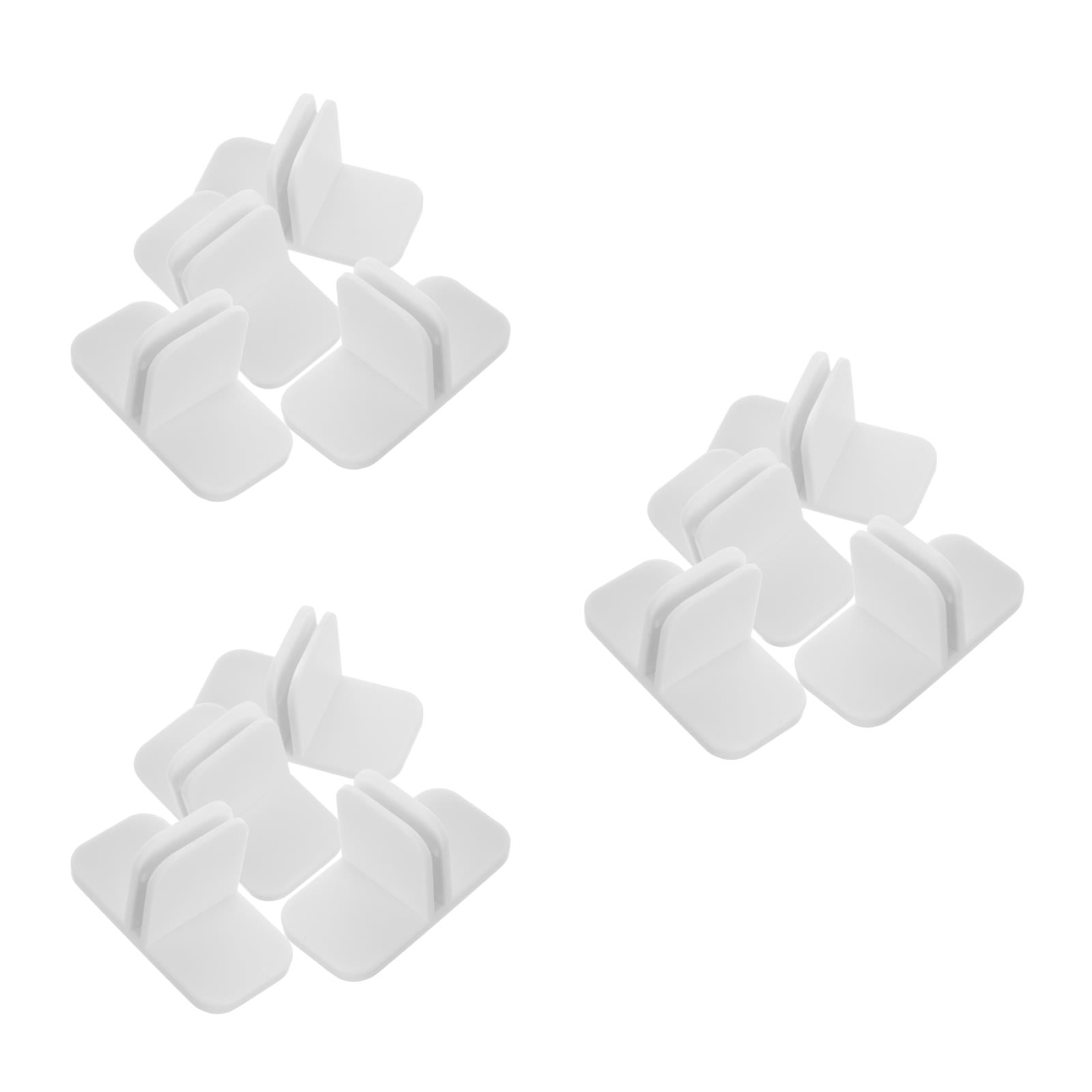 Masteelf 12 pcs Compact Drawer Divider Fixer Clips Divider Holder Clips ...