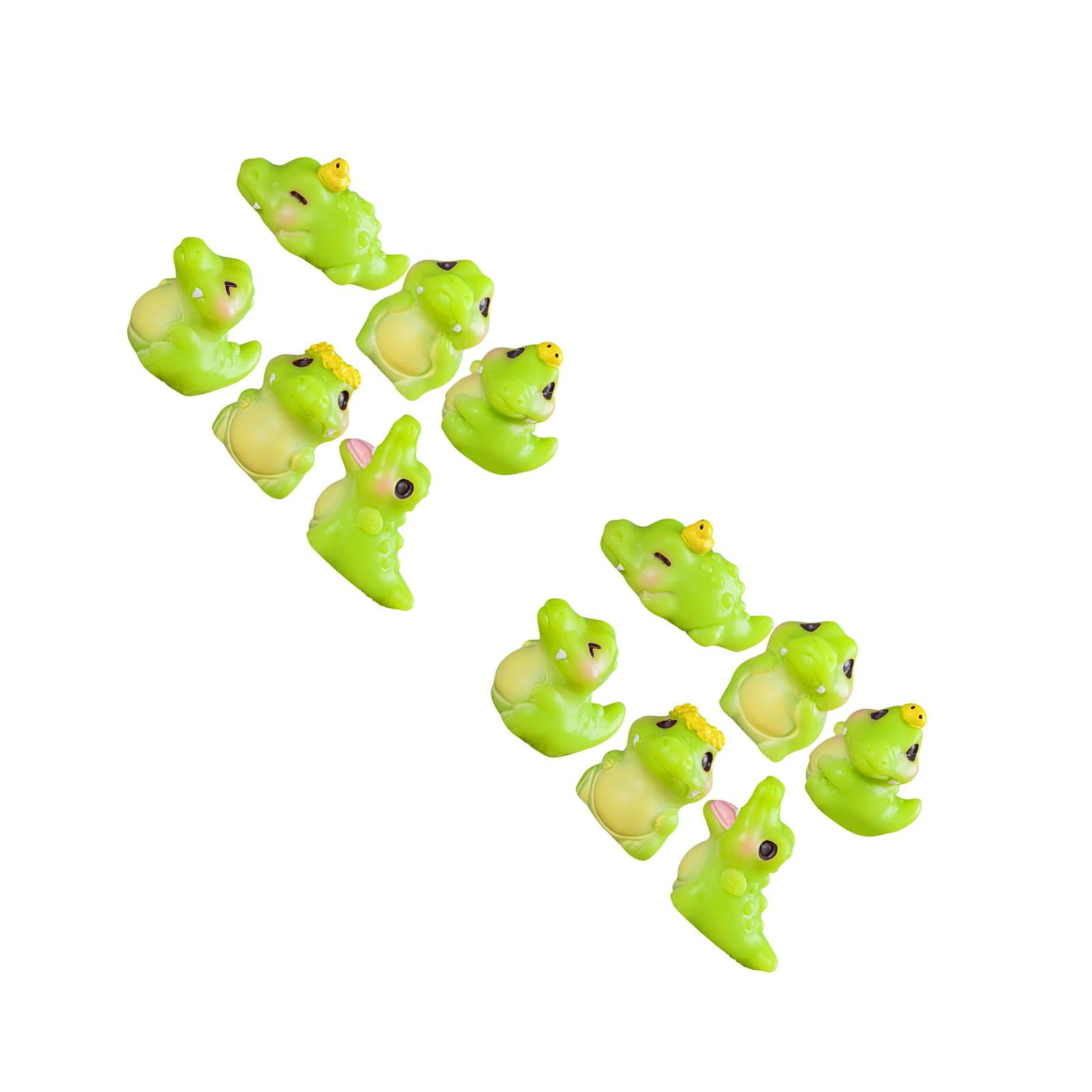 Masteelf 12 pcs Mini Resin Alligator Figures Tiny Alligator Figurines ...