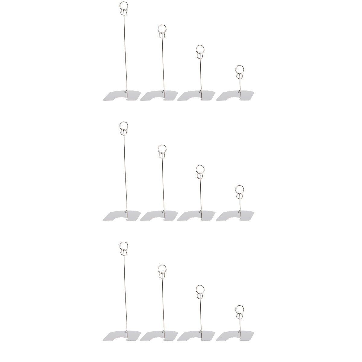 Masteelf 12 pcs Picture Clips Table Number Stands Name Card Holder for ...