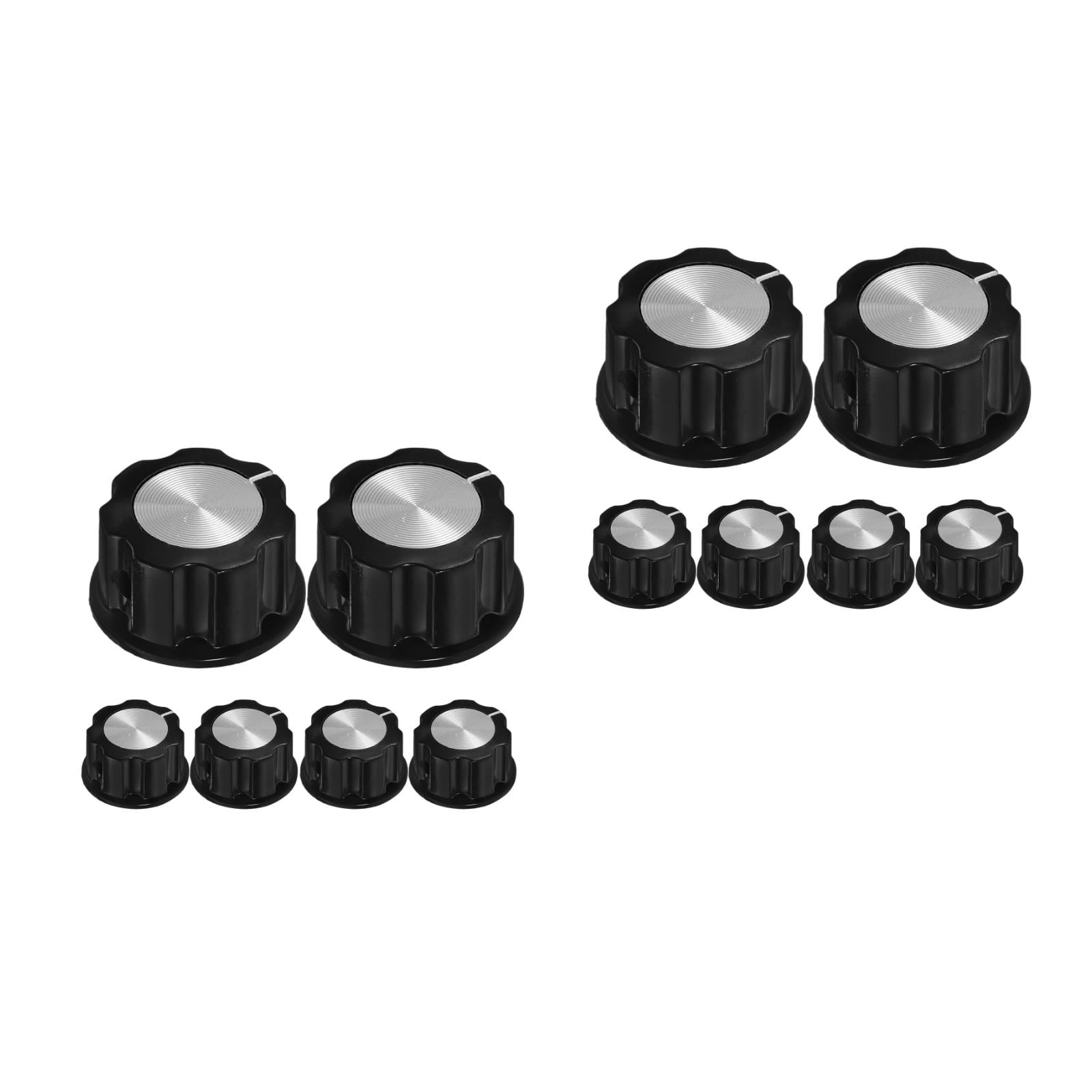 Masteelf 12 pcs Replaceable Cap Volume Potentiometer Knob Durable Alloy ...