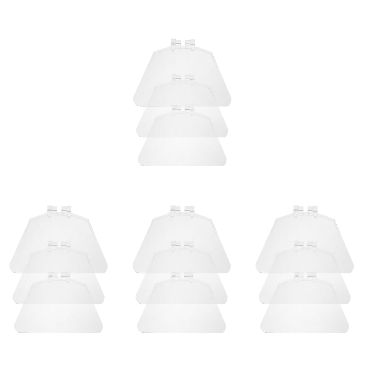 Masteelf 12 pcs Transparent Eye Shield Bench Eye Guards Plastic Bench ...