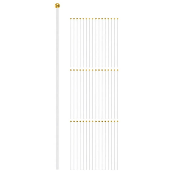 Masteelf 120 Pcs Flagpole Accessories Mini Flags Handheld Flagpoles ...