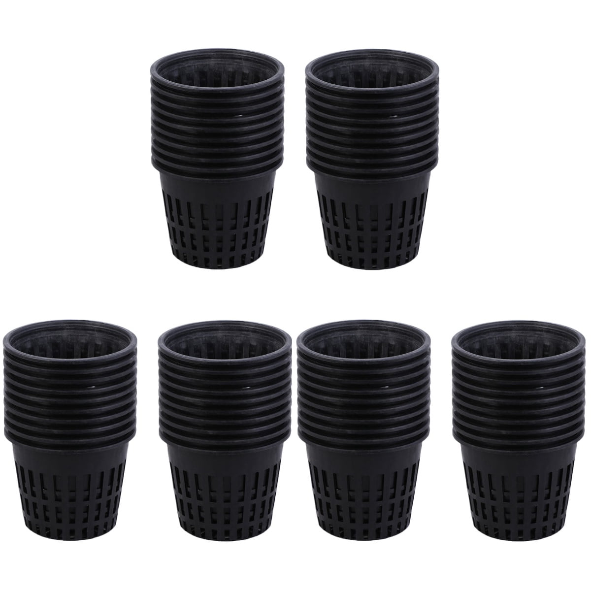 Masteelf 120 Pcs Hydroponic Net Cups Planting Net Bucket Plastic ...