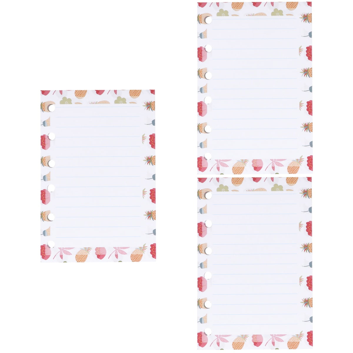 Masteelf 120 Sheets /Pack Colorful A7 Size 6 Holes Cartoon Paper ...