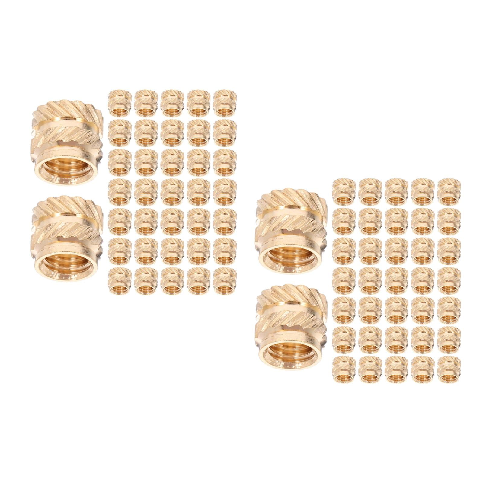 Masteelf 120 pcs Brass M5 Threaded Inserts For Plastic Heat Set ...