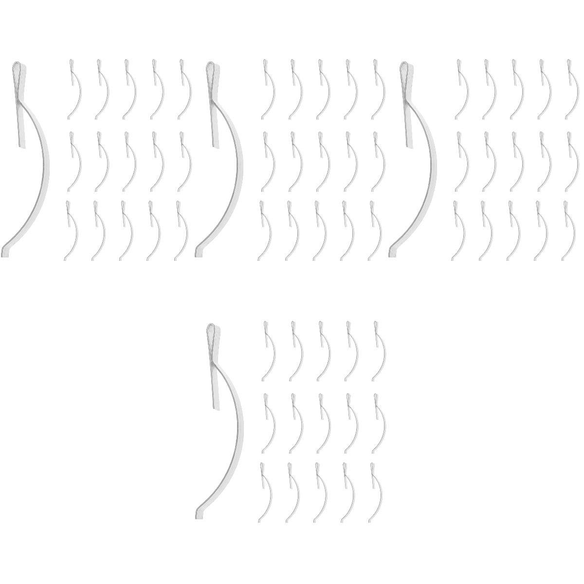 Masteelf 120 pcs Window Spring Window Screen Tension Spring Clips ...