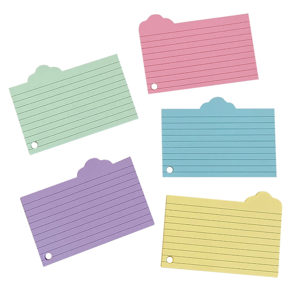 Masteelf 125 Sheets Cloud Note Paper Card Stock Flash Cards Revision ...