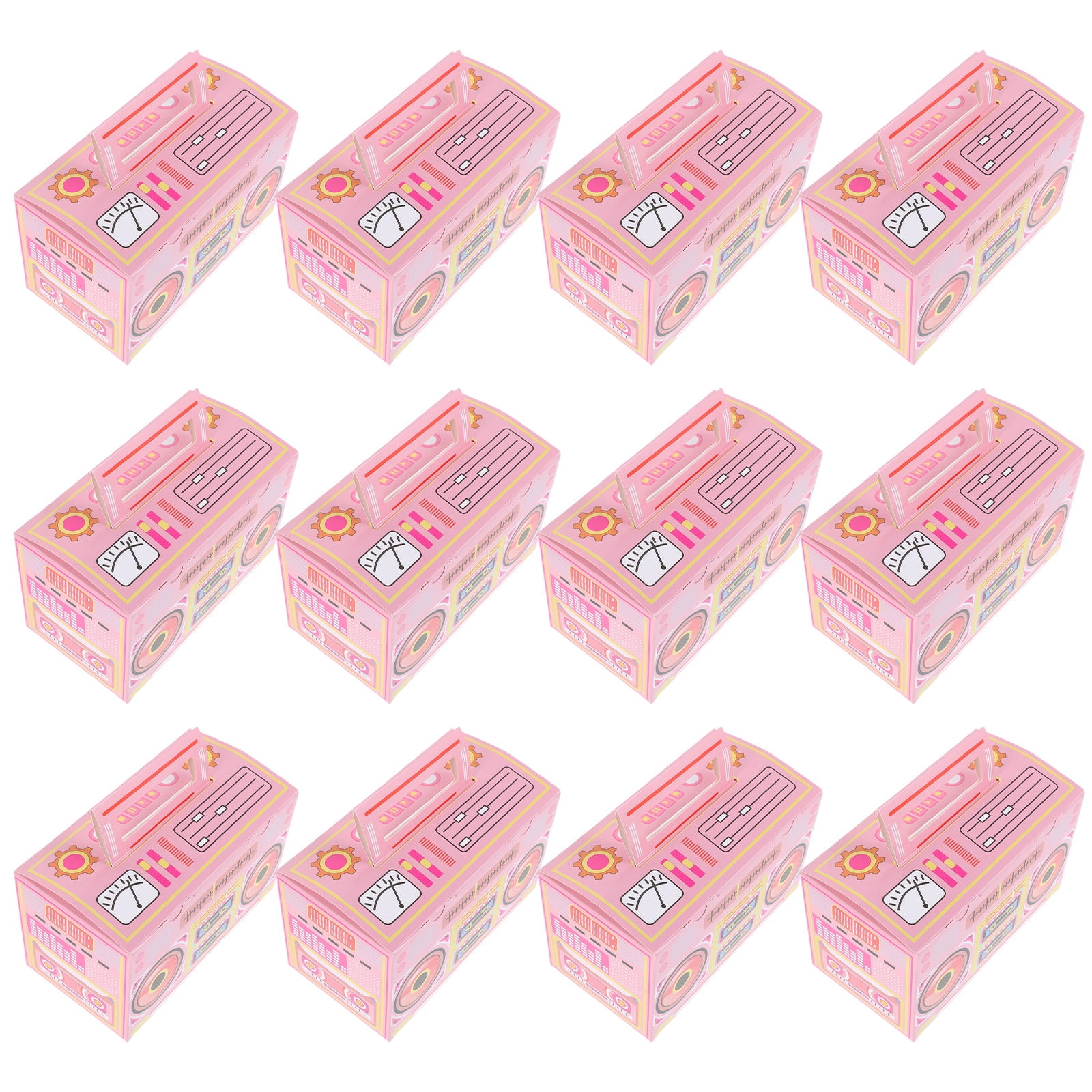Masteelf 12PCS Music Themed Cassette Tape Candy Boxes Retro 80s Party ...