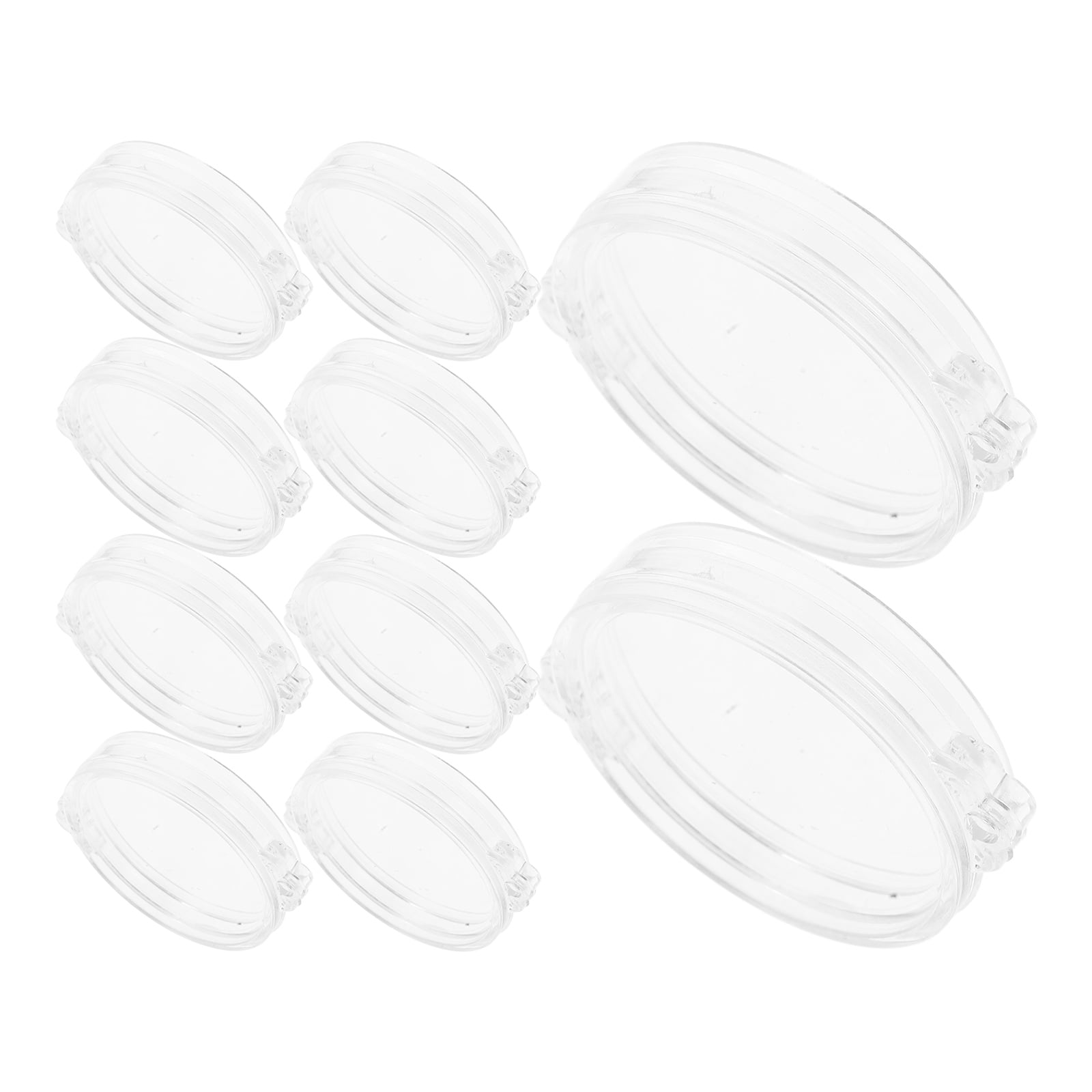 Masteelf 12Pcs Coin Holder Capsules Round Coin Protector Clear Plastic ...