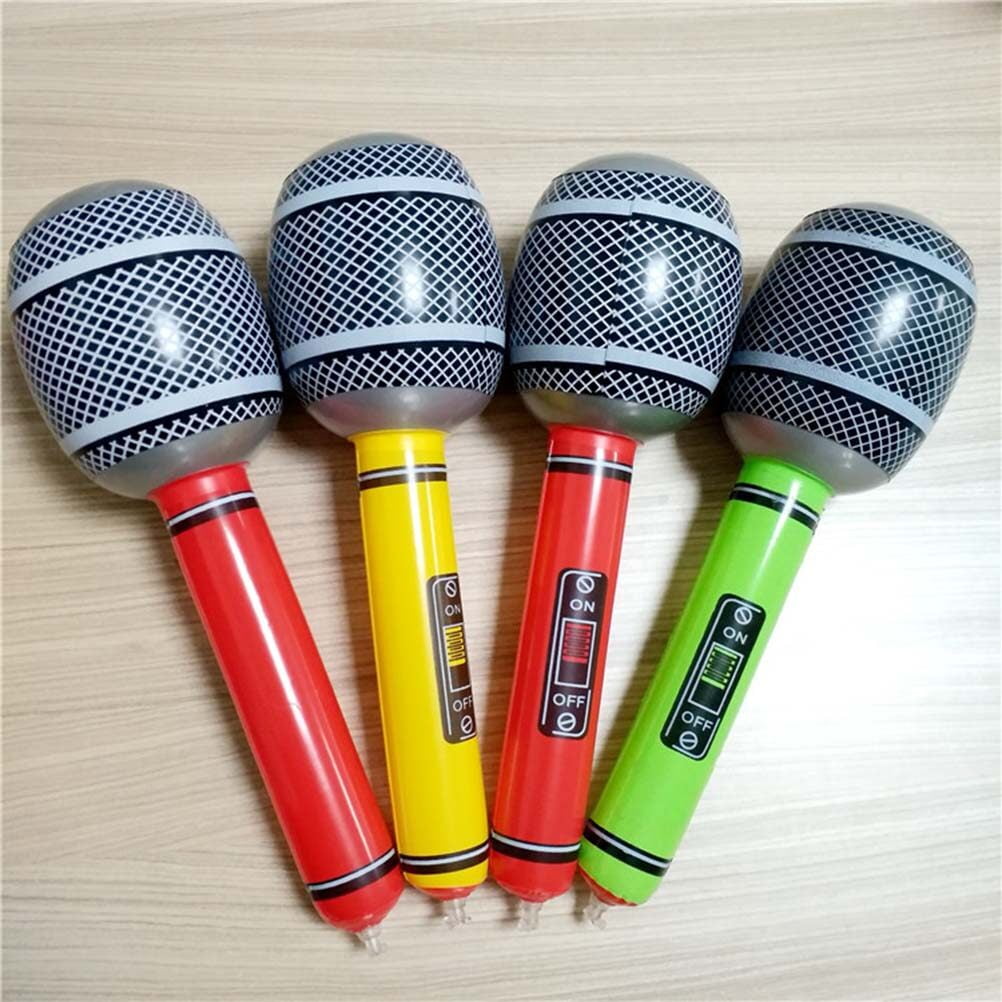 Masteelf 12Pcs Inflatable Microphone for Pool Parties Stage Props ...