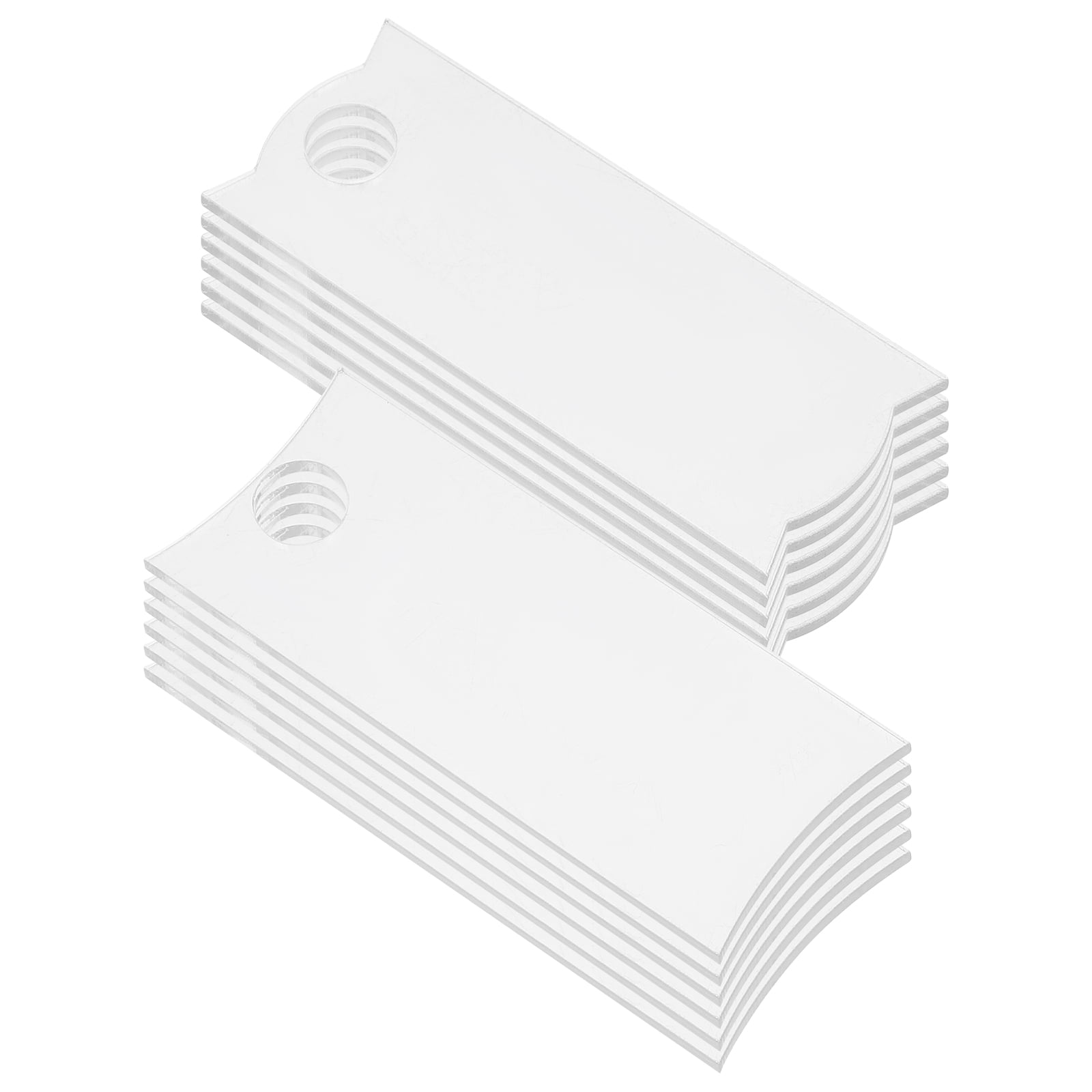 Masteelf 12Pcs Name Tags Blank Name Tags Name Tag Plates for Tumblers ...