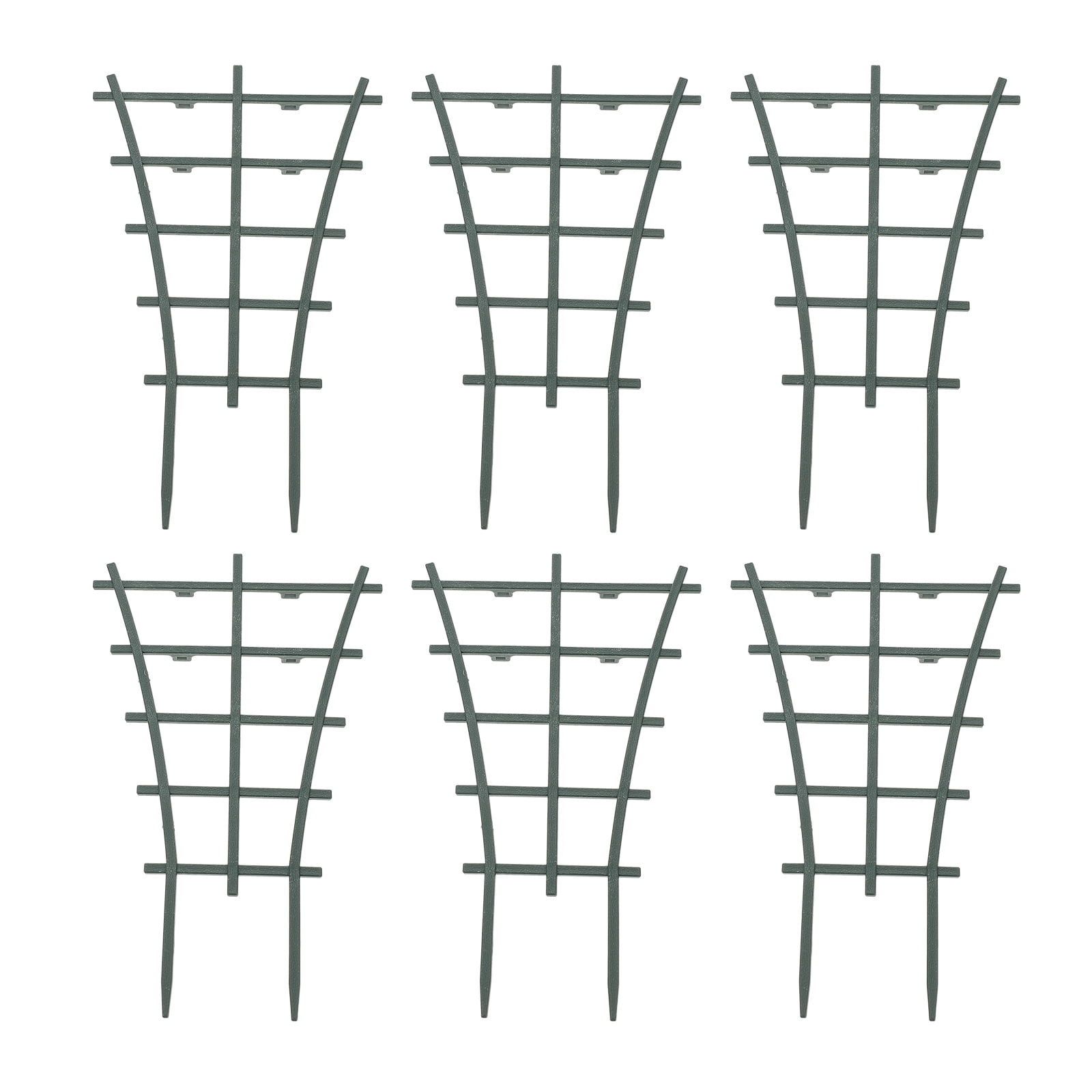 Masteelf 12Pcs Plants Climbing Frame Plastic Plant Support Trellis Rack ...