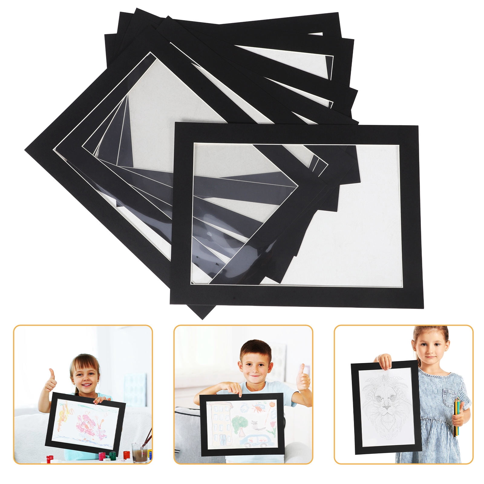 Toddmomy Art Storage Cardboard Rectangular Kids 12Pcs 16.98X12.58X0 ...
