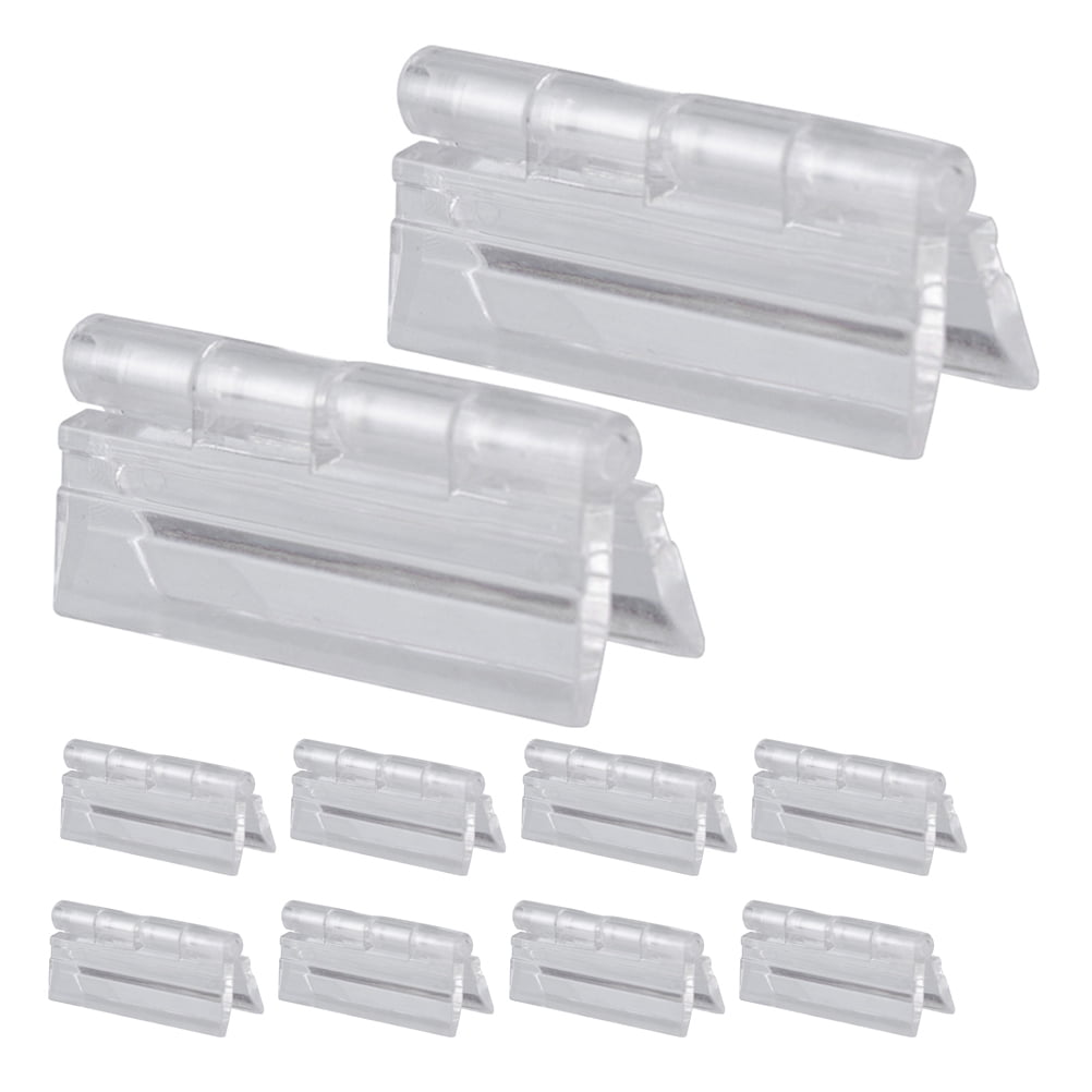 12pcs Clear Cabinet Hinges Transparent Plastic Hinges For Cabinets ...