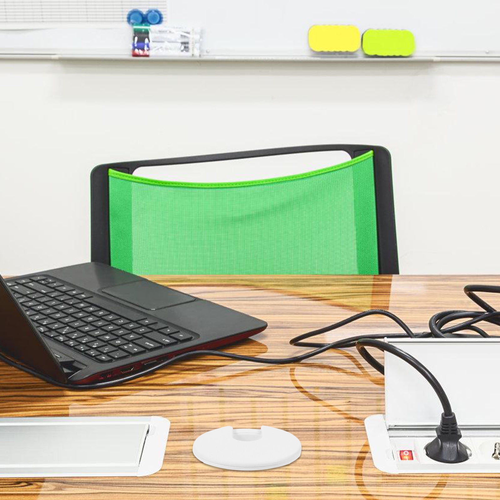 Masteelf 12pcs Desk Wire Grommets Computer Table Cable Hole Cover Wire ...