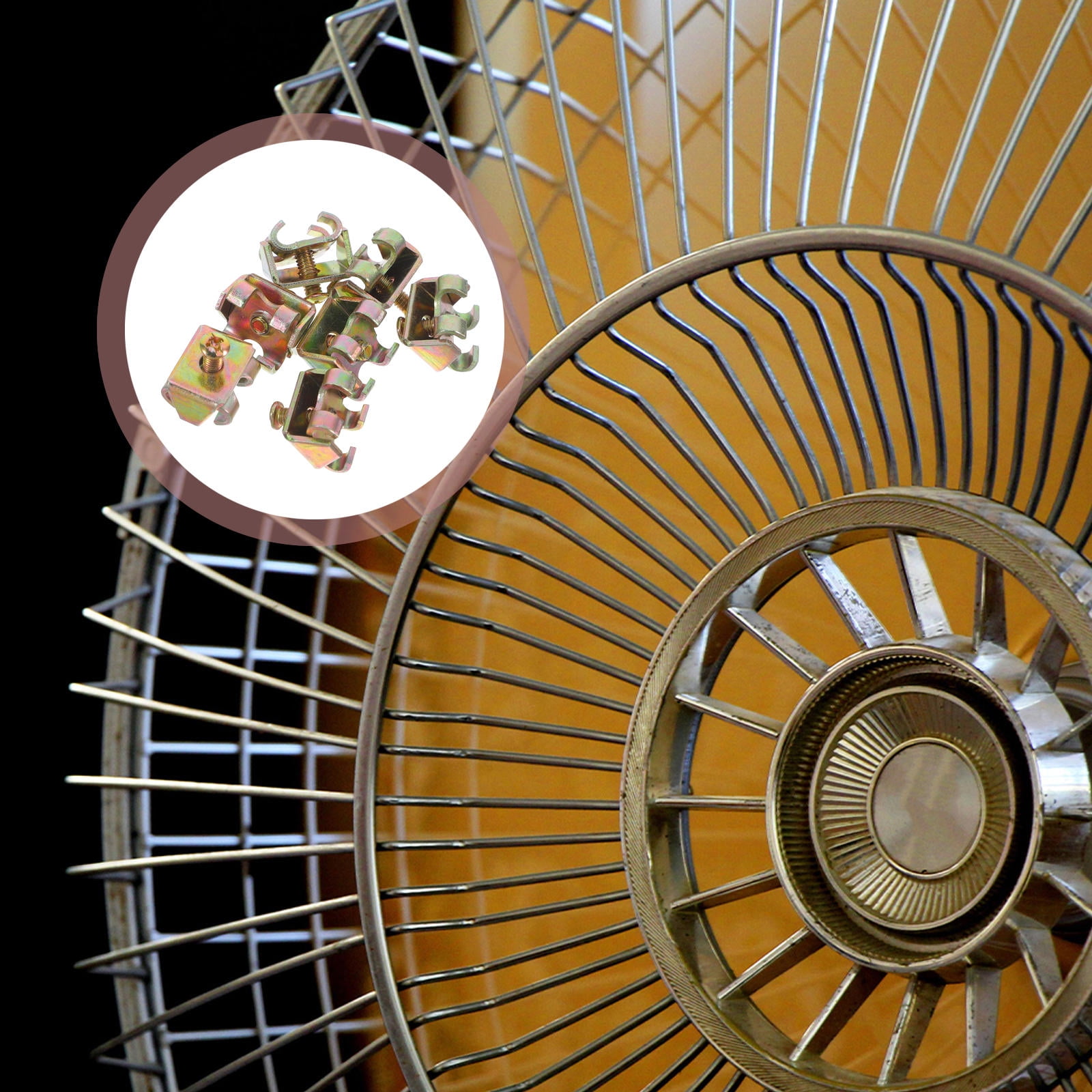 Toddmomy Universal Fan Fixing Clips 12Pcs Metal Horn Shape For Electric ...