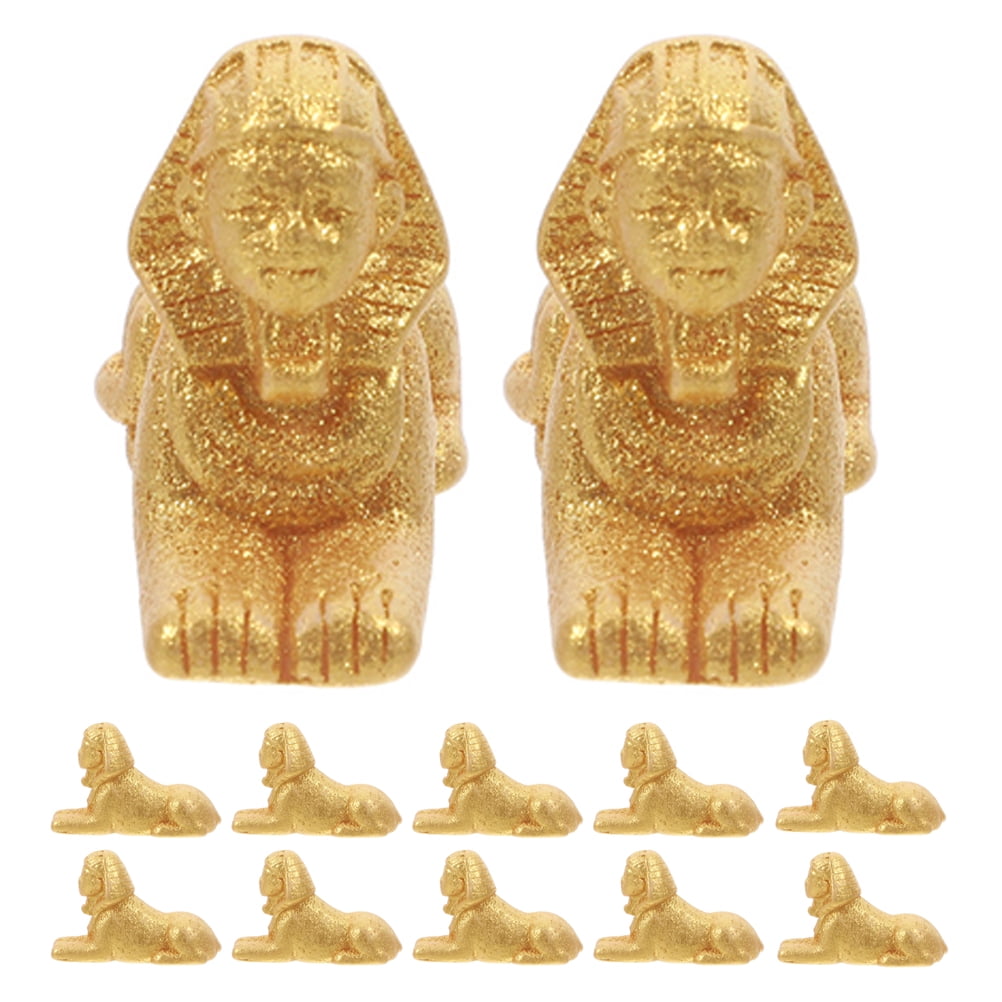 Masteelf 12pcs Micro Landscape Ancient Egypt Sphinx Model Ornaments ...