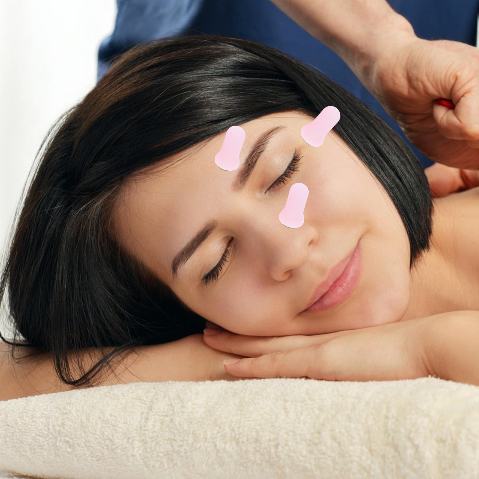 Masteelf 12pcs Mini Silicone Eye Cupping Cup Travel-Size Suction Cup ...