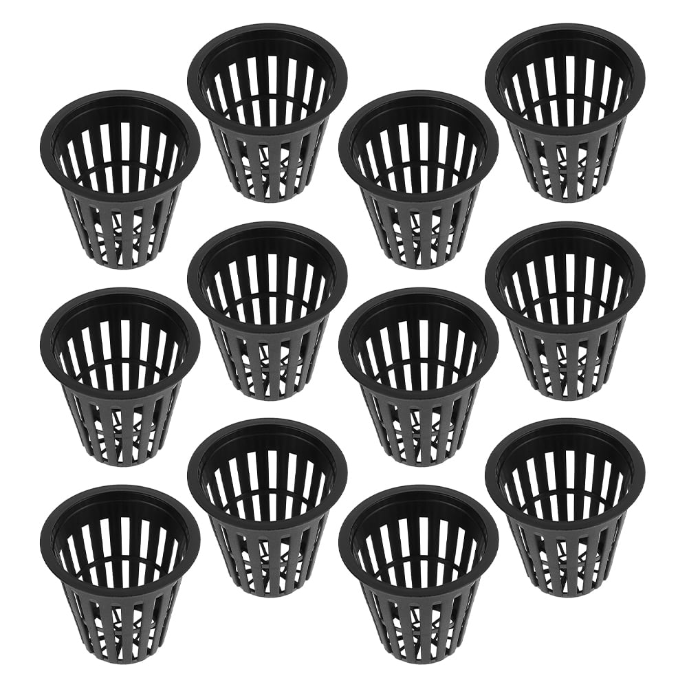 Masteelf 12pcs Net Cups Hydroponic Net Cups Plant Pot Growing System ...