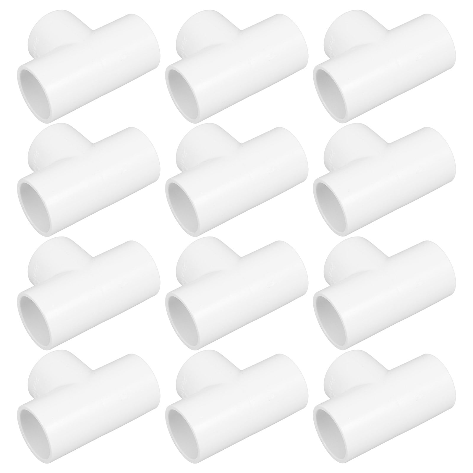Masteelf 12pcs PVC Pipe Fittings T Type Hose Connectors for Water ...