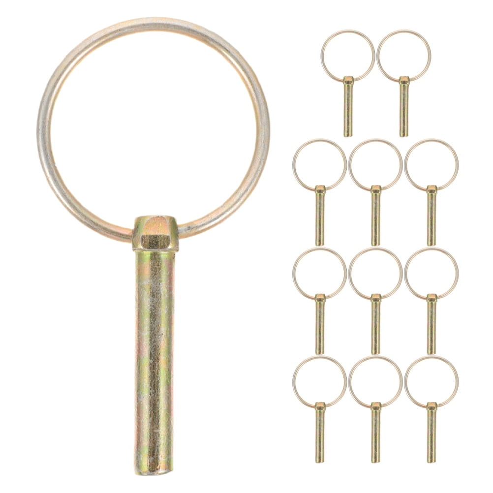 Toddmomy 12Pcs Safety Hitch Pin with Ring for Trailer Easy Installation ...