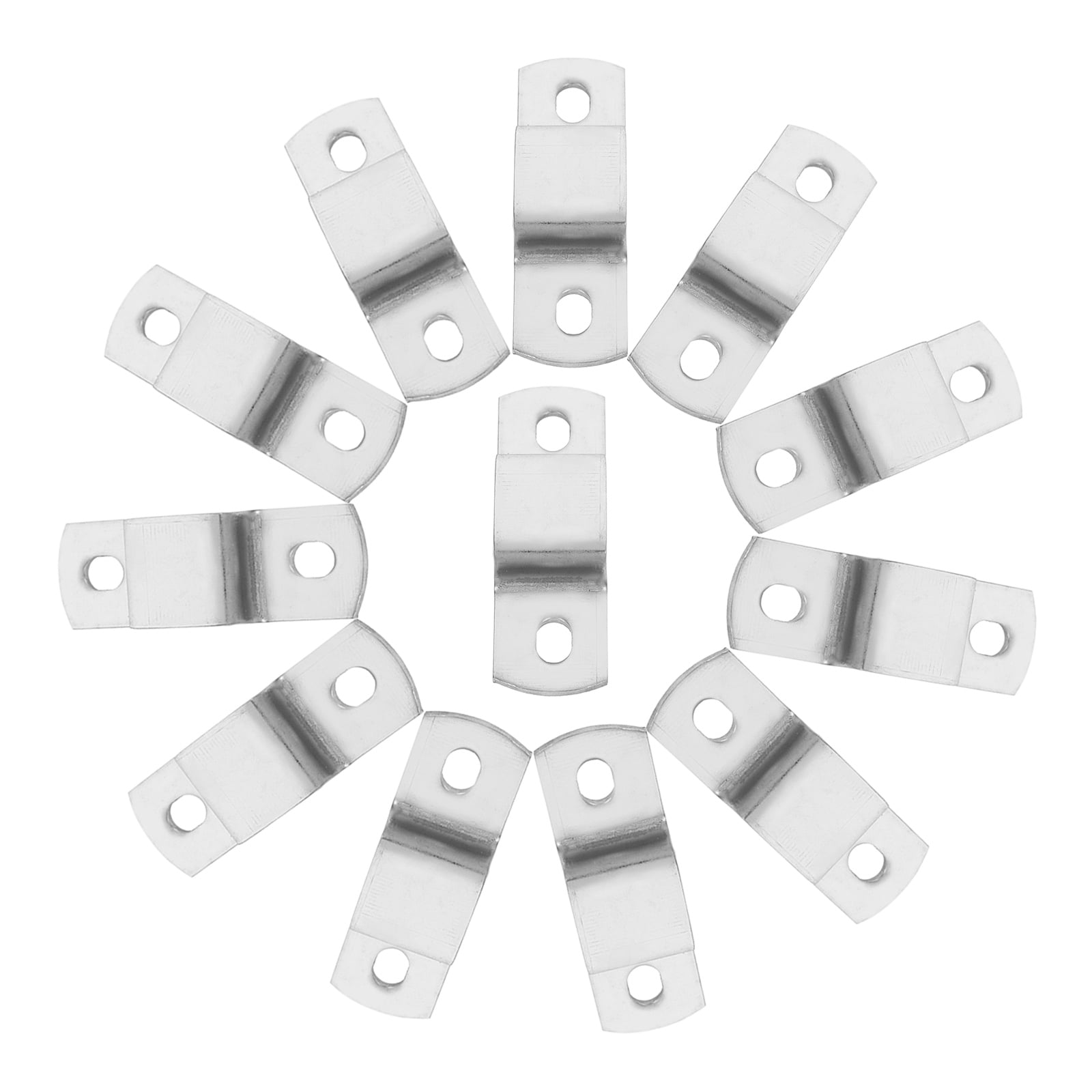 Masteelf 12pcs Pipe Clamp Square Tube Clamp Bracket Tube Mount Clip ...