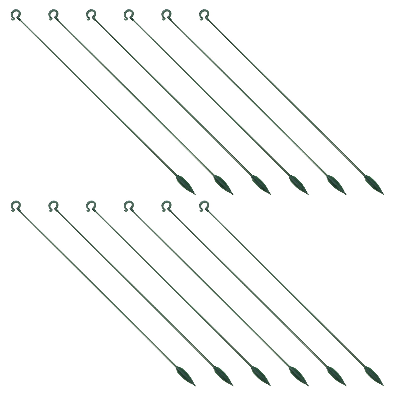 Masteelf 12pcs Small Plant Stakes Orchid Support Brackets Plastic ...