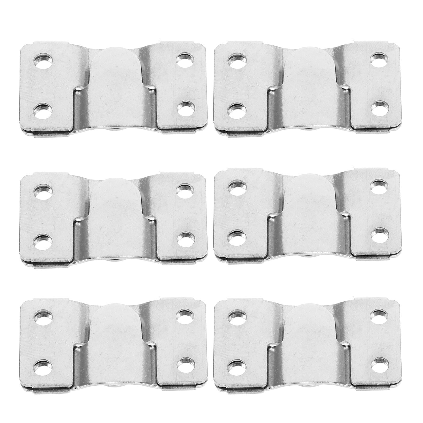 Masteelf 12pcs Stainless Steel Invisible Wall Mount Brackets for ...