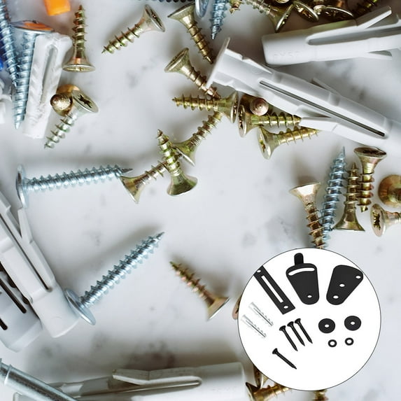 Masteelf 13 Pcs Sliding Door Lock Mechanism Large Size Black Coated ...