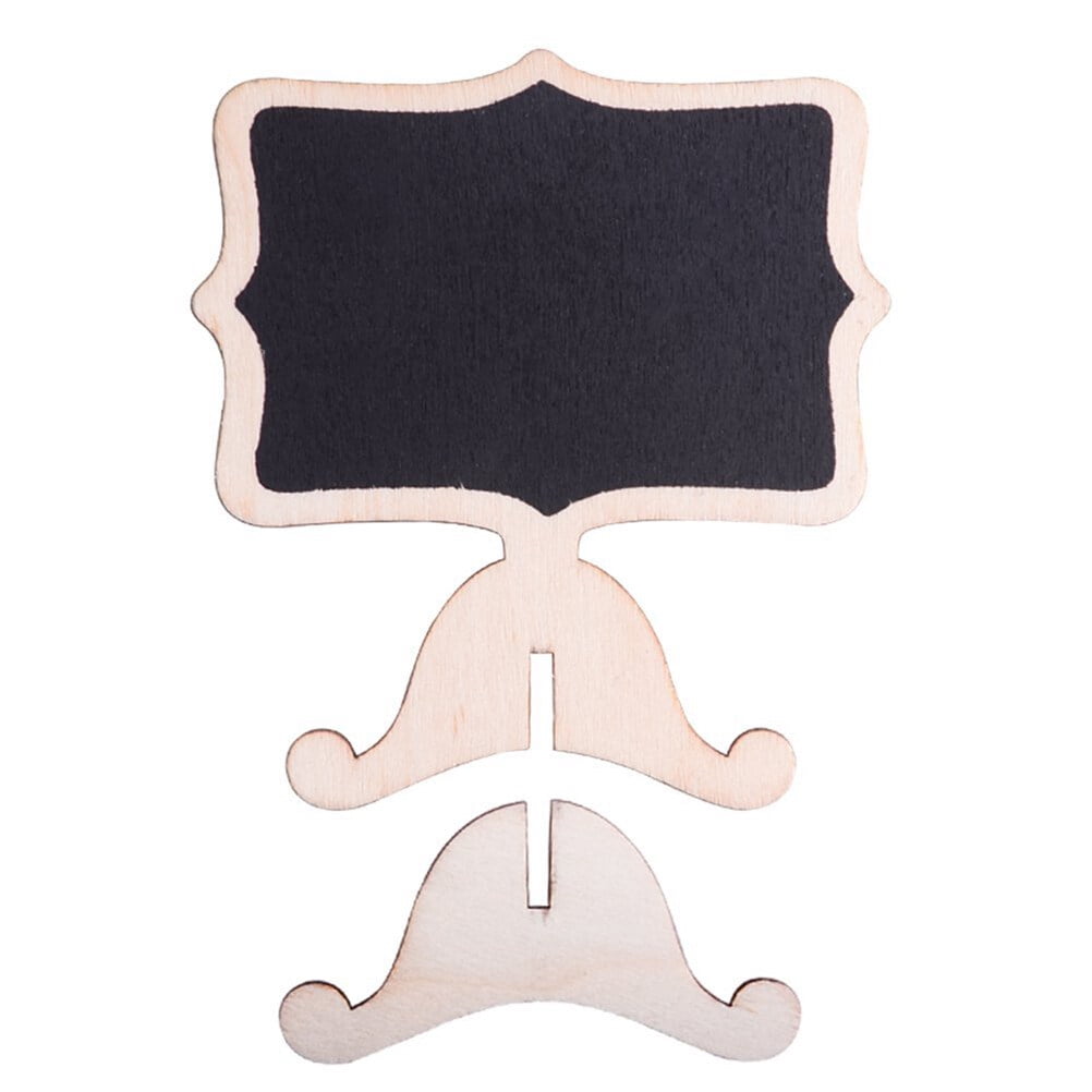 OFFIGAM Mini Chalkboards with Stand 14pcs Wooden Chalk Board Set for ...