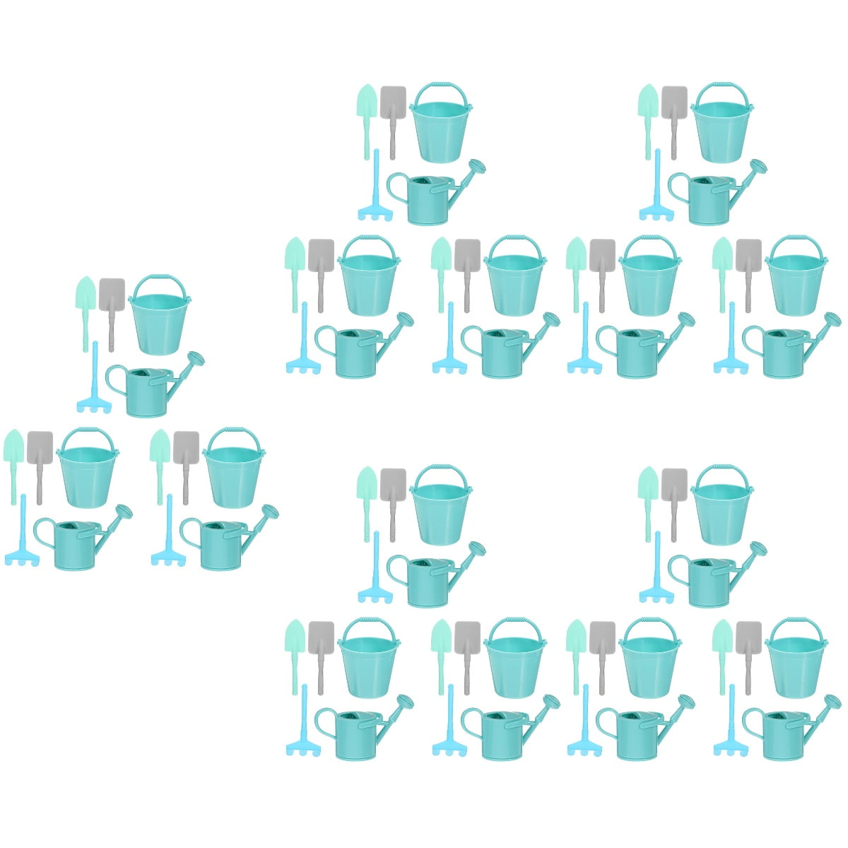 Masteelf 15 Sets Simulation Mini Sprinkler Bucket Shovel Role Play ...