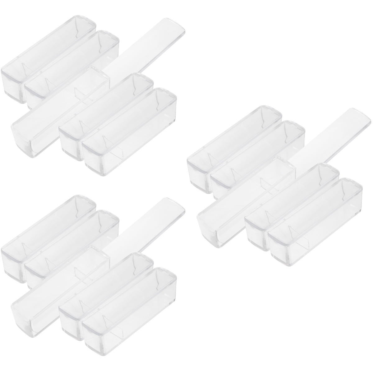 Masteelf 15 pcs Rectangular Financial Stamper Storage Boxes Stamper ...