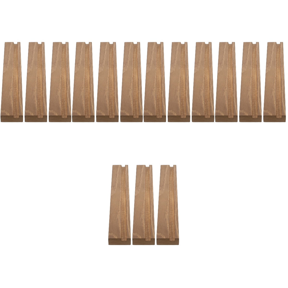 Masteelf 15 pcs Vinyl Record Display Stand Wooden Vinyl Record Holder ...