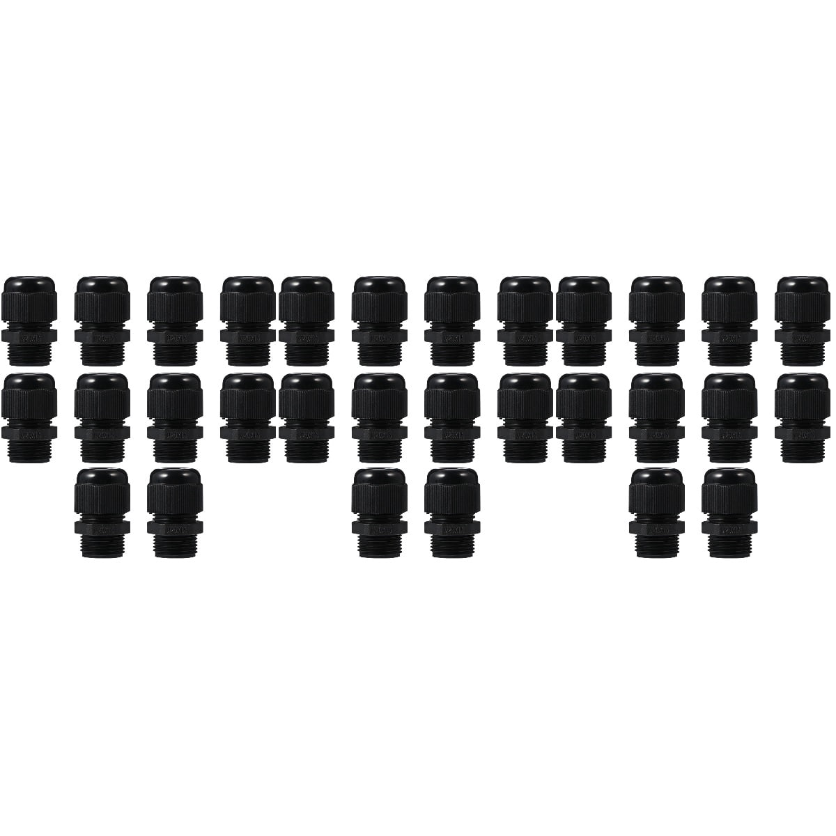 Masteelf 150 Pcs Cable Glands Waterproof Adjustable Cable Connector ...