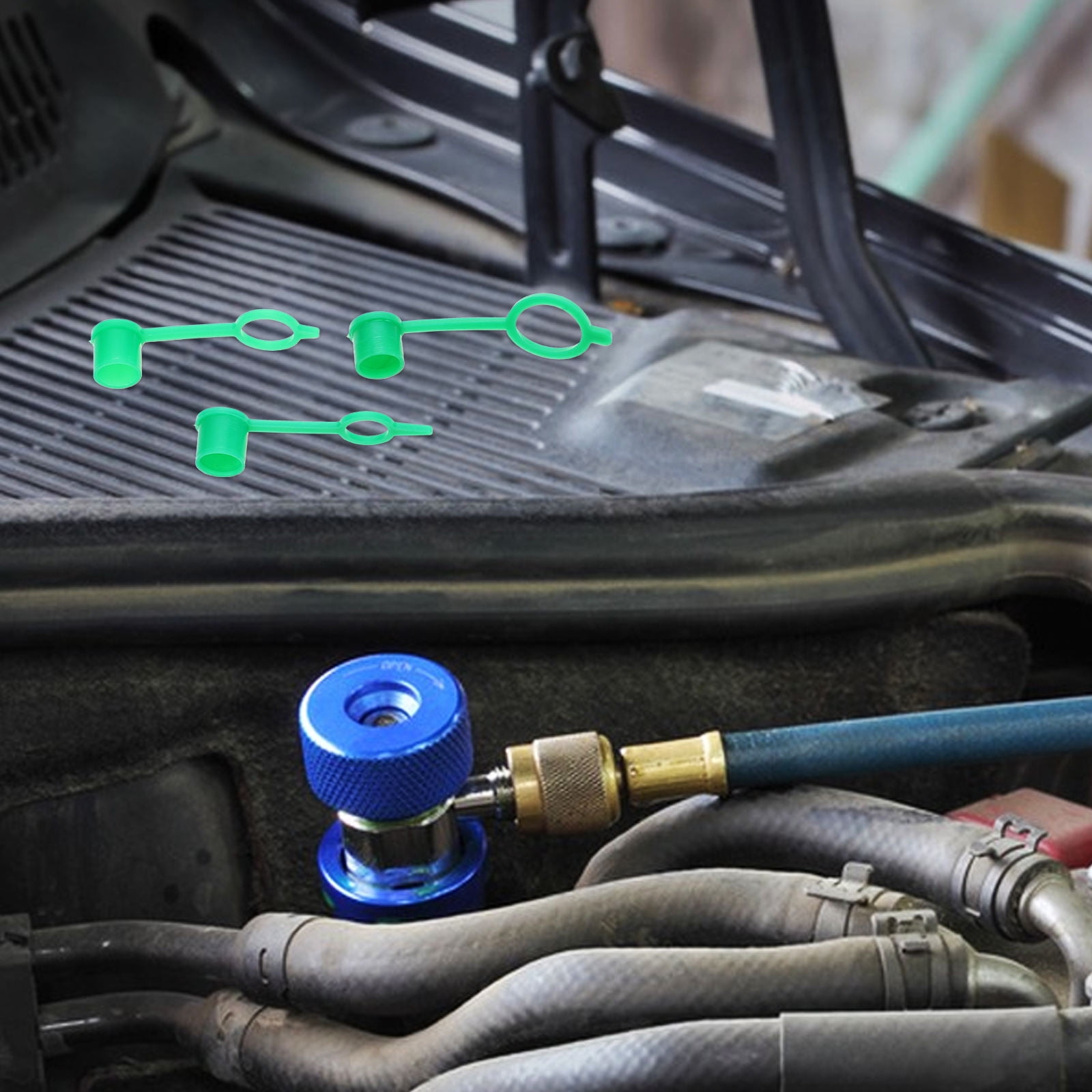 Masteelf 150 Pcs Dust Protection Green Oil Grease Fitting Cover Caps ...