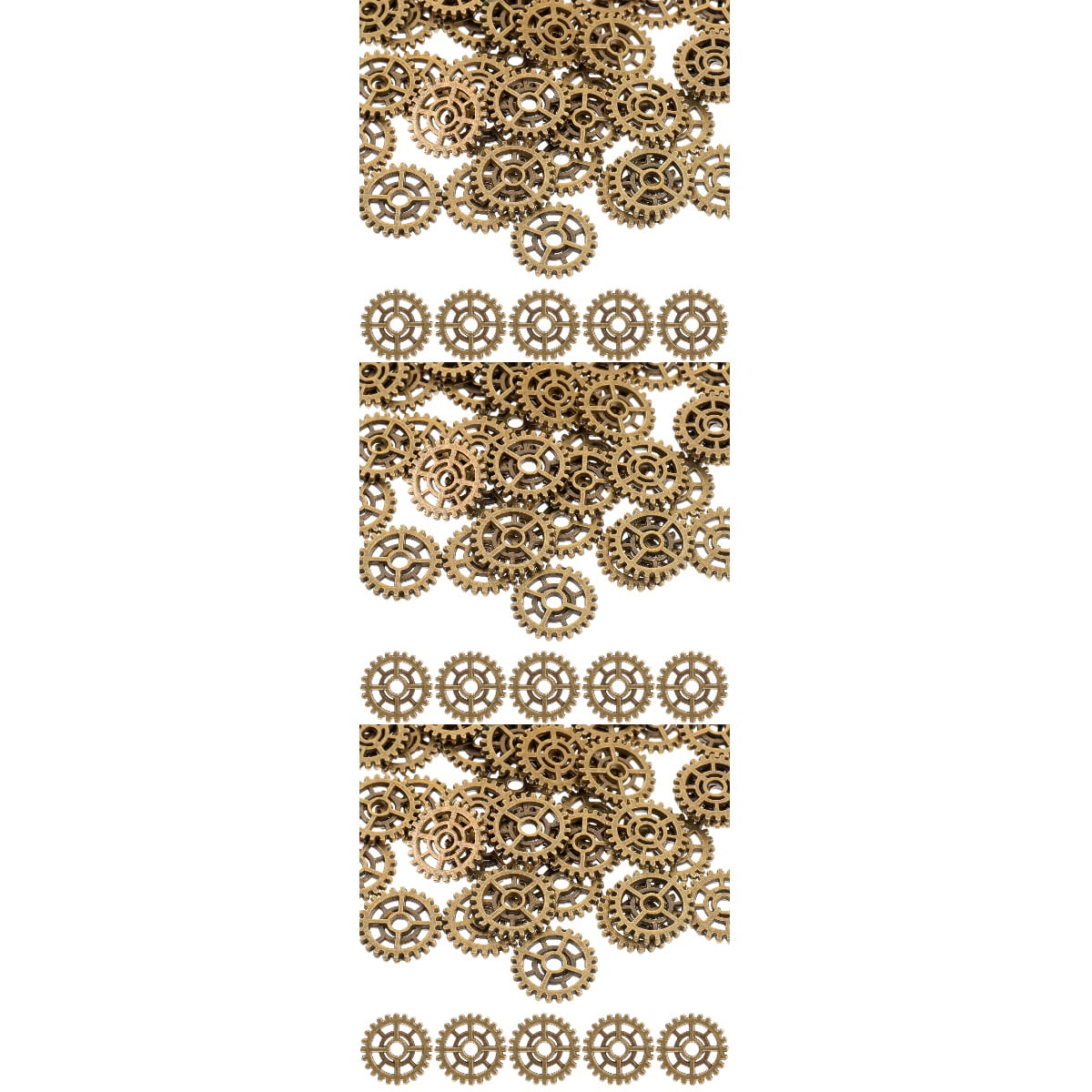 Masteelf 150 Pcs Steampunk Gears Charms DIY Crafts Gear Charms Vintage ...