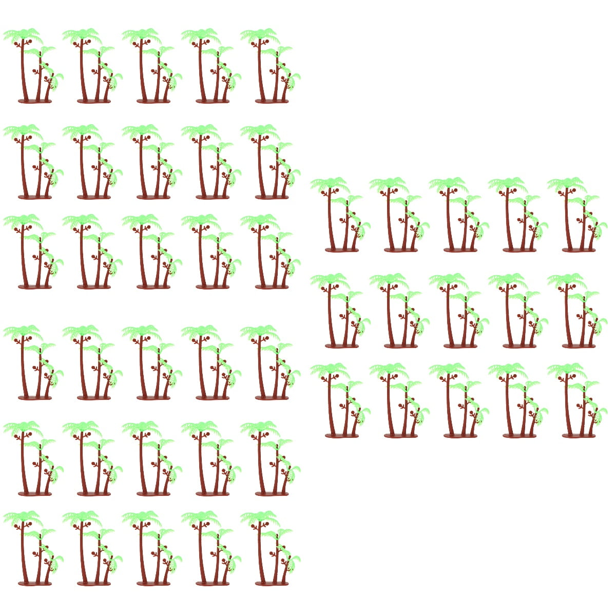 Masteelf 150 pcs Hawaiian Party Coconut Tree Cake Topper Miniature ...