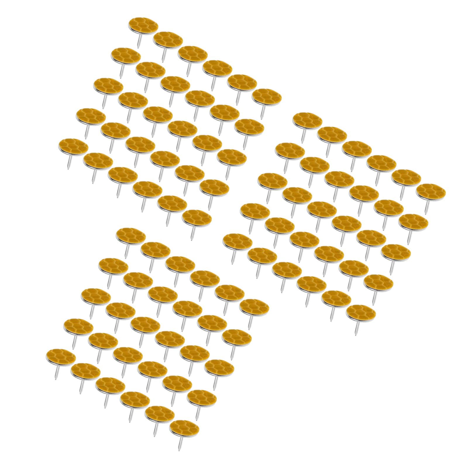 Masteelf 150 pcs Outdoor Reflective Push Pins Thumb Tacks For Night ...