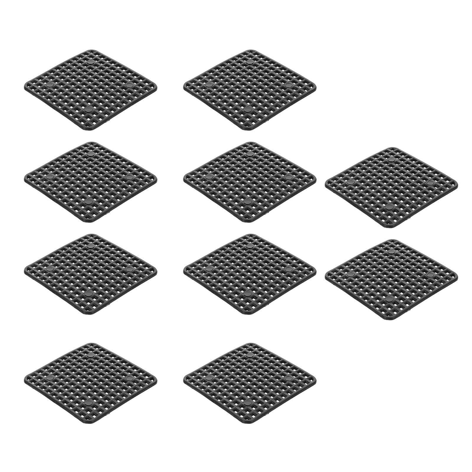Masteelf 150 pcs Square Planter Mesh Pads Plastic Flowerpot Pads Bonsai ...
