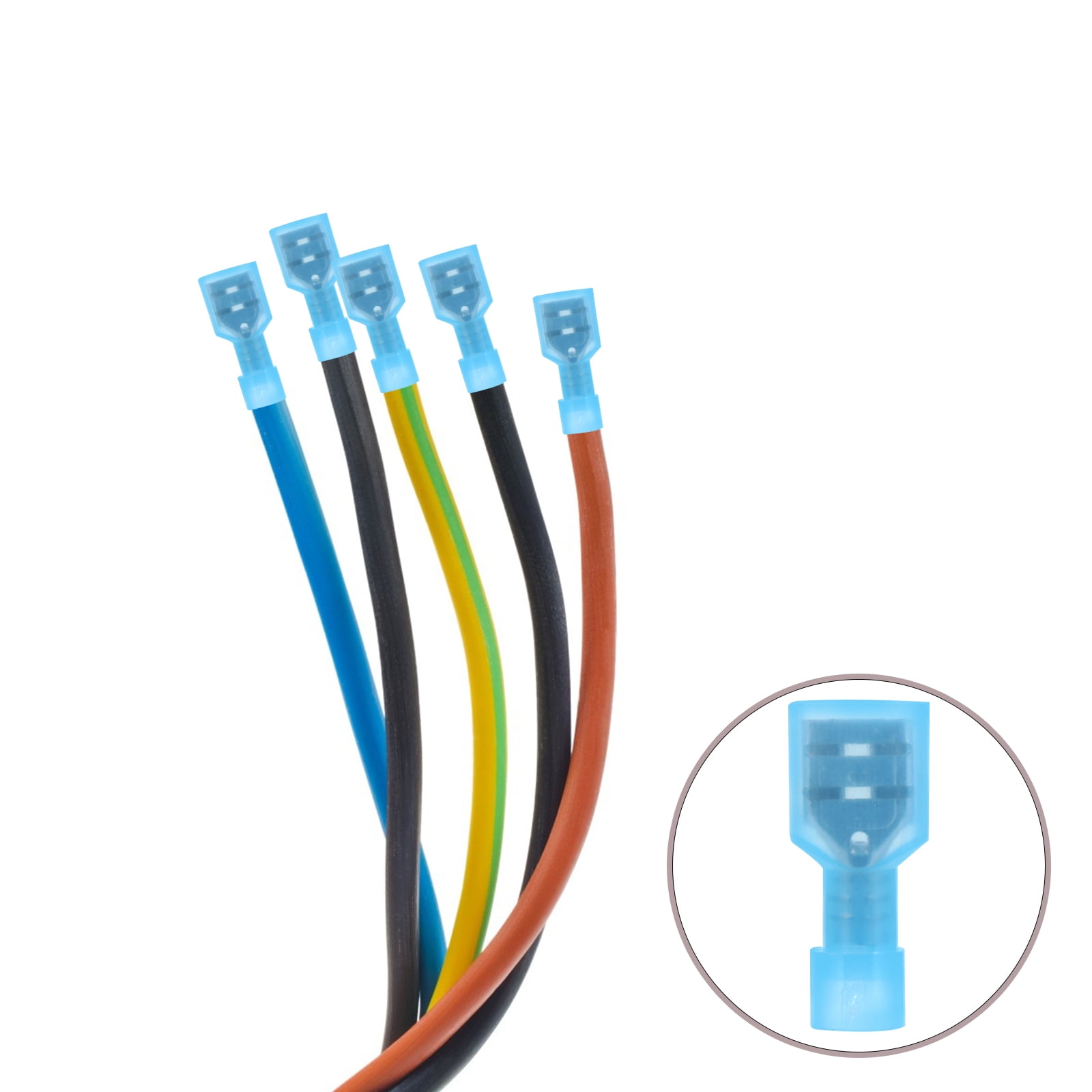 Masteelf 150pcs Fully Insulated Terminal 16 14 AWG Spade Connectors for ...